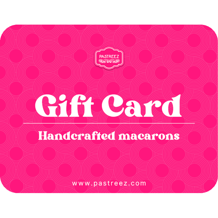 Macaron Gift Card | Handcrafted | Free Shipping | Pastreez